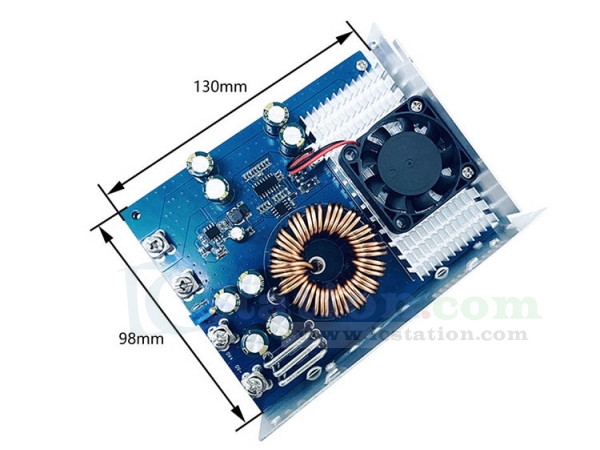 1000W DC-DC 50A Step Down Power Supply Module 25V-90V to 2.5V-50V Buck ...