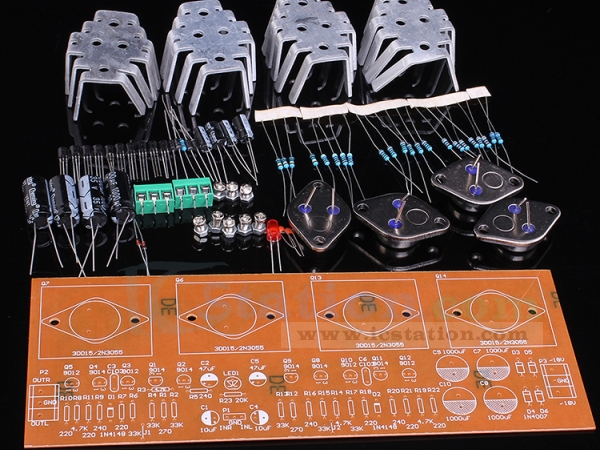 DIY Kit OCL Amplifier Board 100W - July - Arduino, Robotics, Raspberry Pi, ESP8266, Learning DIY ...