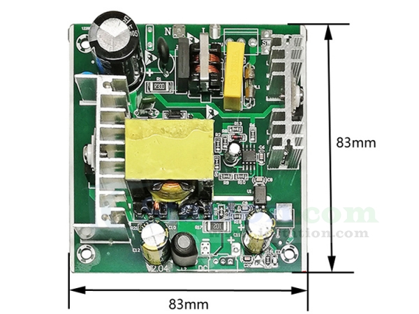 T12 Soldering Station Power Supply Board | AC 110V-245V to DC 24V 5A ...