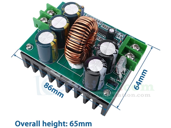 1200W High Power DC to DC Boost Converter | Adjustable Solar Charging ...