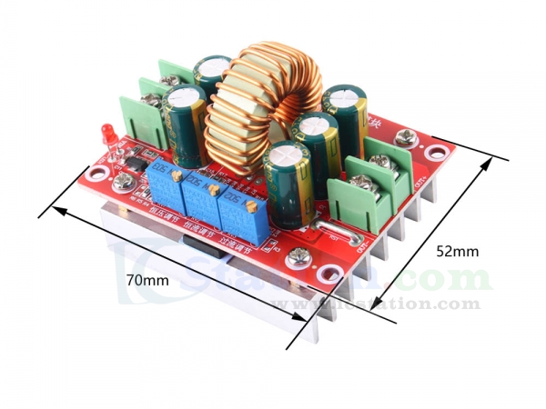 DC-DC Step Down Power Supply Module 12A CVCC Adjustable Buck Voltage ...
