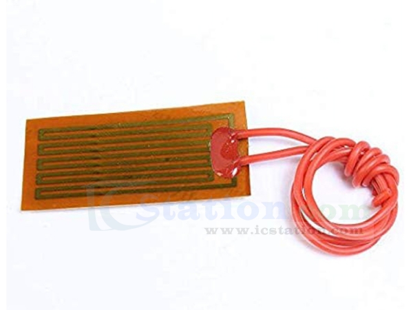 ICStation PI Heating Plate | 25x50mm 12V 7W Polyimide Heating Thin Film ...