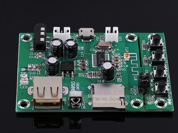 Wireless Bluetooth V4.2 Decoder Board Module for MP3 APE FLAC WAV ...