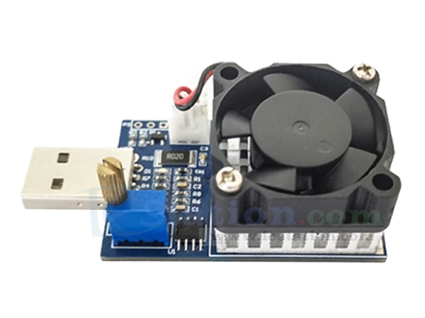 15W USB Electronic Load Tester Aging Discharger Battery Capacity Tester ...