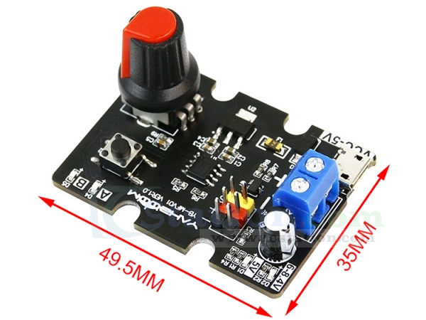 1-Channel Servo Motor Controller - Single Motor PWM Driver
