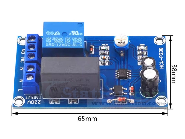 220V Relay Board with Power-On Delay and Circuit Module for Corridor ...