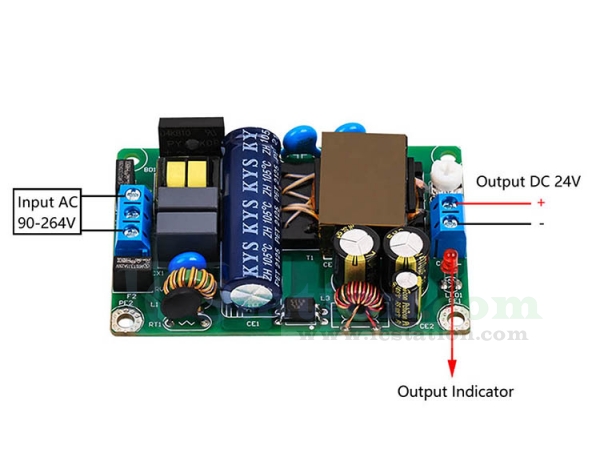 24V 2A AC-DC Power Supply Module | AC110V 220V to 24V 2000mA Voltage ...
