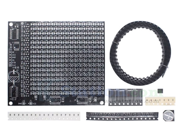 256-SMD 0805 Red LED Display DIY Kits | SMD Soldering Practice and ...