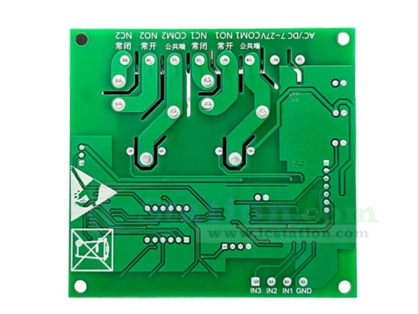 2-Channel Motor Delay Switch Controller - DC 7V-30V