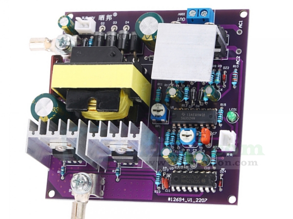 300W Inverter 50Hz/60Hz DC 12V to AC 180V-220V Adjustable Power Supply ...