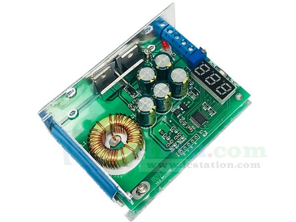 300W DC-DC Step Down Power Supply Module - 3.5V-30V to 0.8V-29V 10A ...