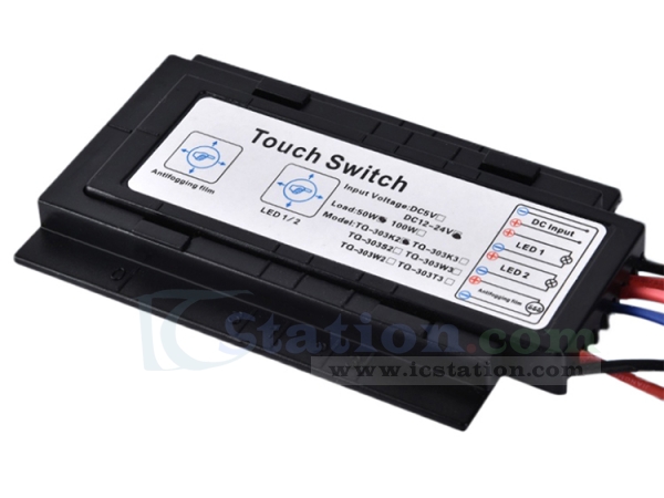 DC 12V 24V Self-locking Dual Touch Switch Controller - Glass Sensing ...