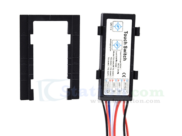 DC 12V 24V Self-locking Dual Touch Switch Controller - Glass Sensing ...