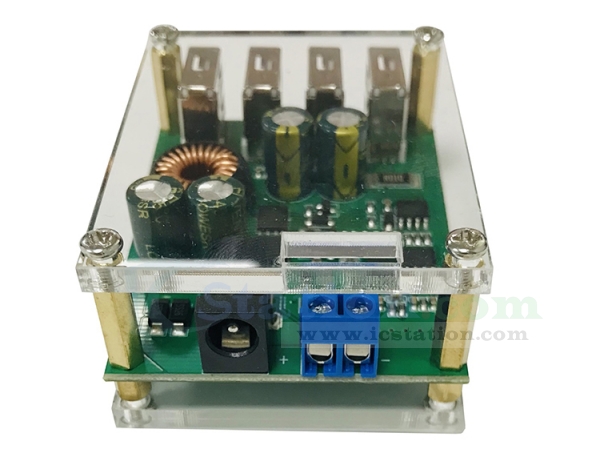 DC-DC Step Down Module 4 USB Interface 5A Buck Converter Power Supply ...