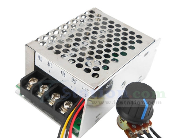 40A DC Motor Governor 15KHz 0-100% PWM Brushed Motor Speed Controller ...