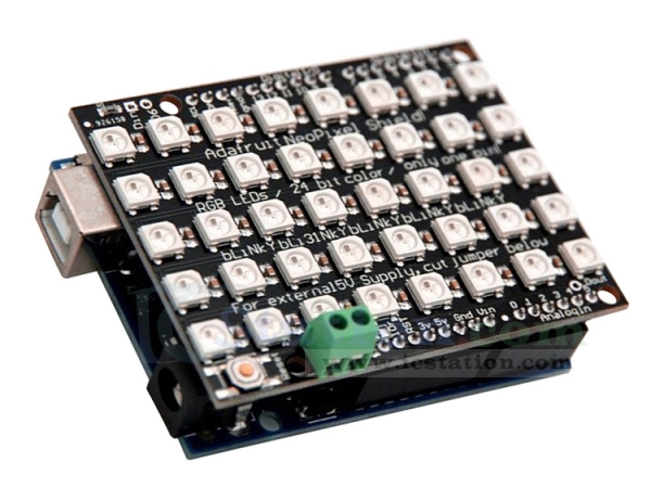 40Bit WS2812B 5050 RGB LED Driver Module for UNO R3