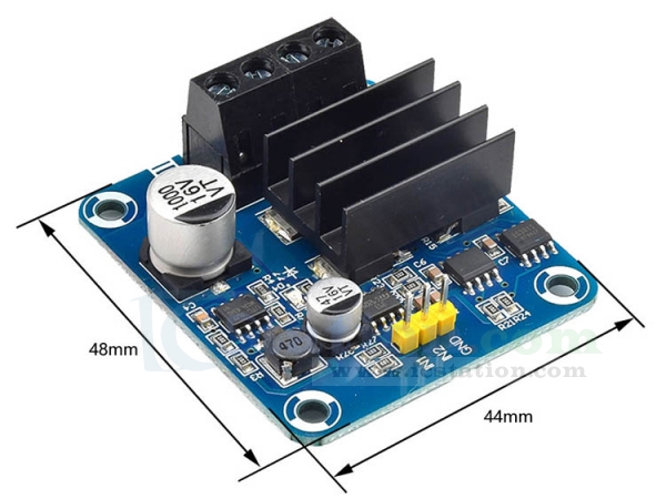 DC Motor Driver 50A Motor Forward Rreverse 200KHz PWM MOSFET H bridge ...