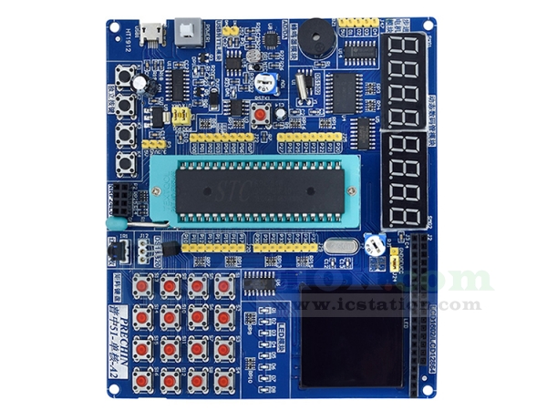 STC89C52 Development Board C51 LCD1602 8051 MCU Controller System Board