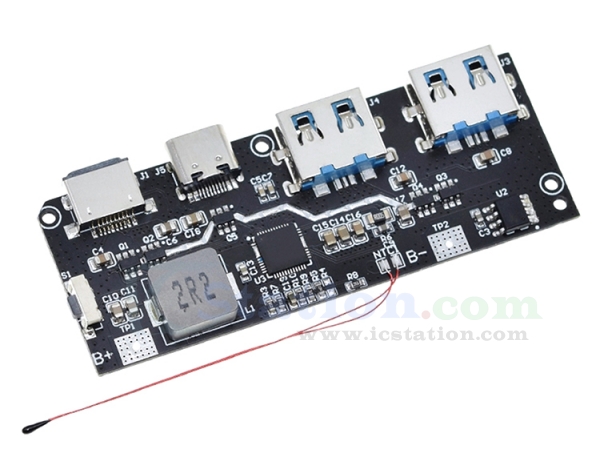22.5V Bi-directional 5-USB Charging Module Mobile Power Supply Module ...