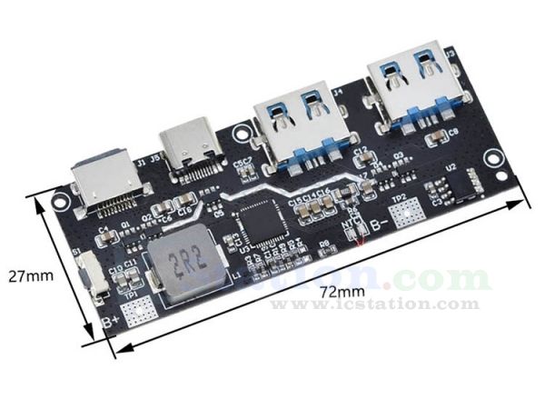22.5V Bi-directional 5-USB Charging Module Mobile Power Supply Module ...