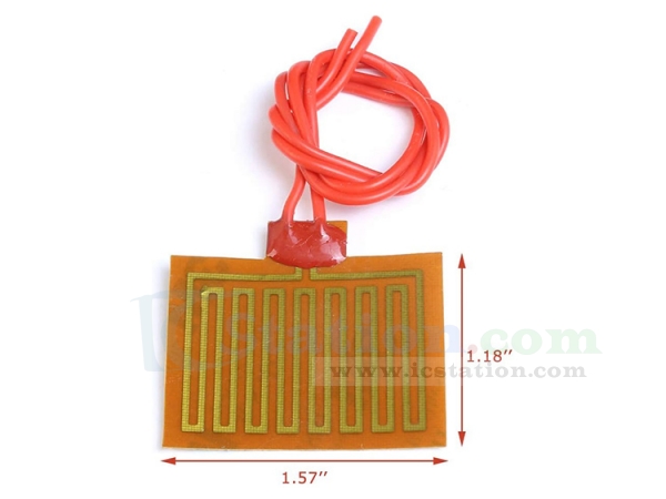 5V 1W PI Polyimide Flexible Heater | 30x40mm Heating Thin Film ...