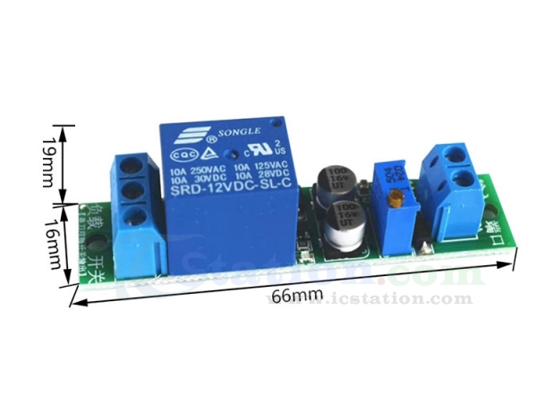 5V Relay Module Power-On Delay On/Off Delay (1-60S) Adjustable to ...