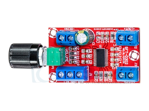 60W Dual Channel Class D Digital Power Amplifier Module SFT-D302 ...