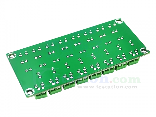 ICStation 8-Channel 817 Optocoupler Voltage Isolation Board | Voltage ...
