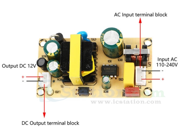 AC-DC Isolated Power Supply Module | AC 110V 220V to 12V 2A 2000mA ...