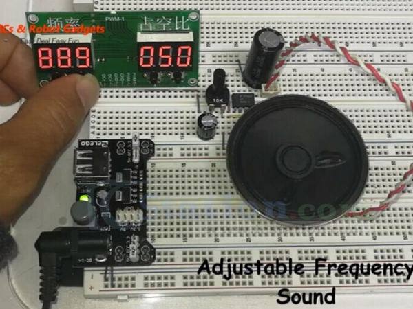 Digital Square Wave Pulse Signal Generator | Adjustable PWM Frequency ...
