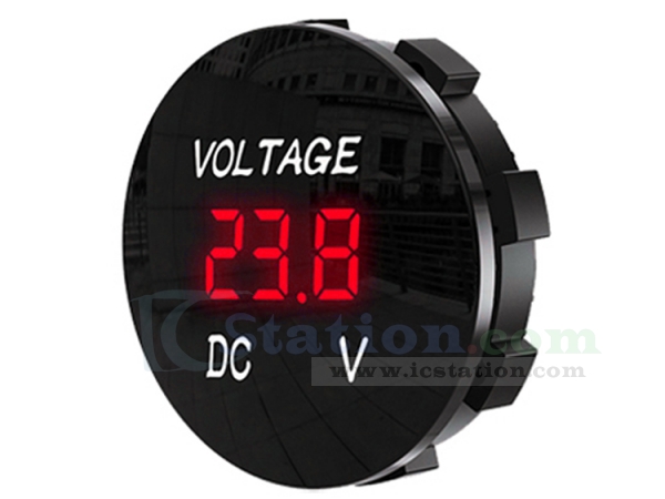 Automotive Ammeter Voltmeter, DC 5-48V Precision Detector