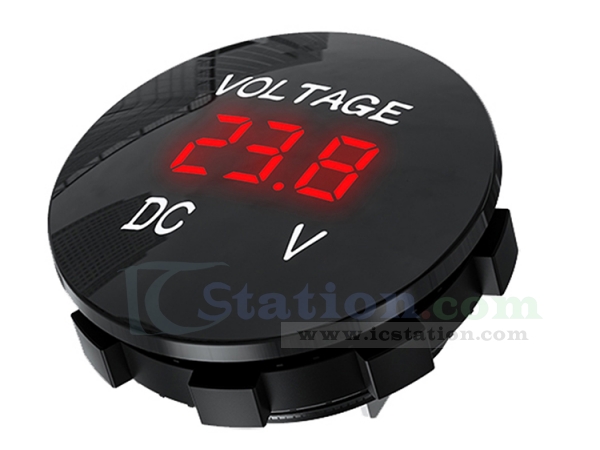 Automotive Ammeter Voltmeter, DC 5-48V Precision Detector