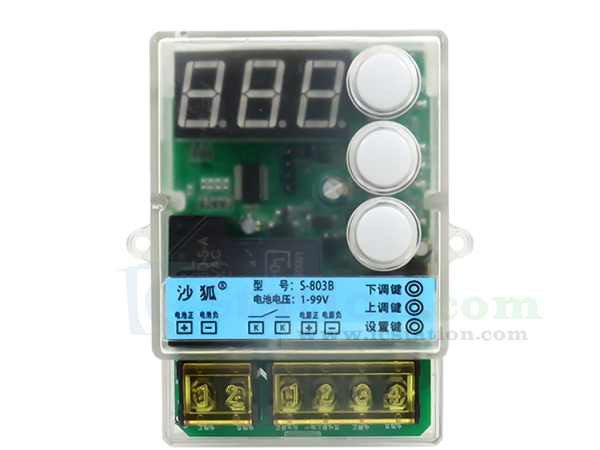 Battery Charge Discharge Controller DC 1V-99V Battery Voltage Monitor ...
