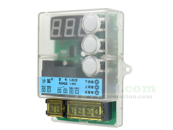 Battery Charge Discharge Controller DC 1V-99V Battery Voltage Monitor ...
