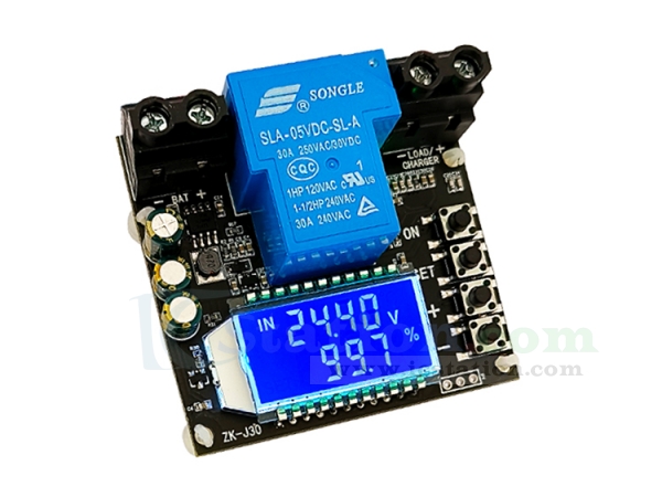 Coulometer Lead-acid Battery Voltage Monitor | 6V-60V LCD Display