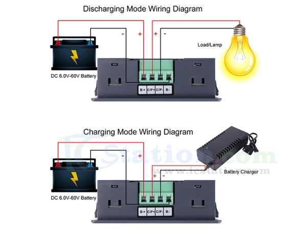 Coulometer Meter Lead-acid Battery Voltage Monitor, Battery Capacity ...