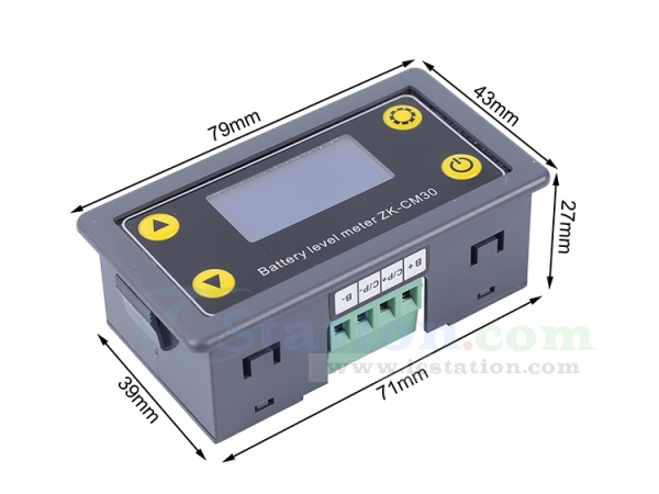 Coulometer Meter Lead-acid Battery Voltage Monitor, Battery Capacity ...