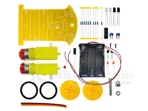 D2-8 Intelligent Tracking Line Smart Car DIY Kits | Fun STEM Kits for ...