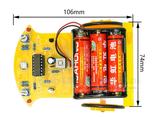 D2-8 Intelligent Tracking Line Smart Car DIY Kits | Fun STEM Kits for ...