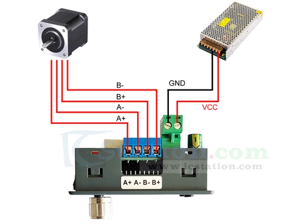 CNC Stepper Motor Driver Micro-Step Resolutions for Nema 17 23 Stepper ...