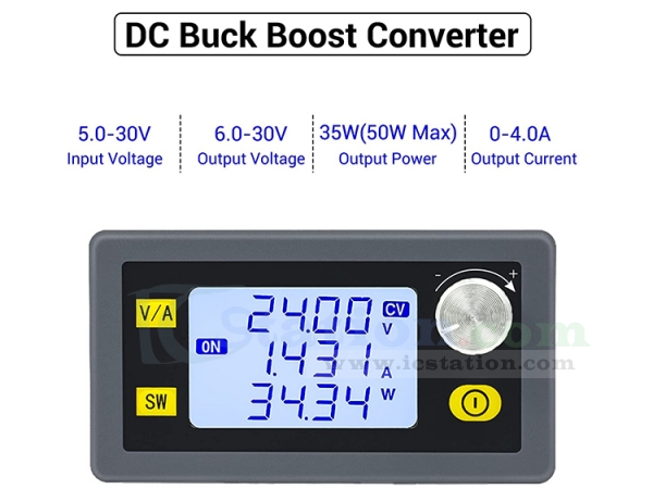 XY-SK35H 35W 4A CVCC Buck Boost Power Supply Module | DC-DC Buck Boost ...