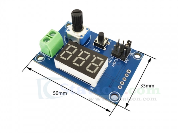 DC 5V-12V Servo Motor Tester Servo Driver High Level Signal Tester 3 ...