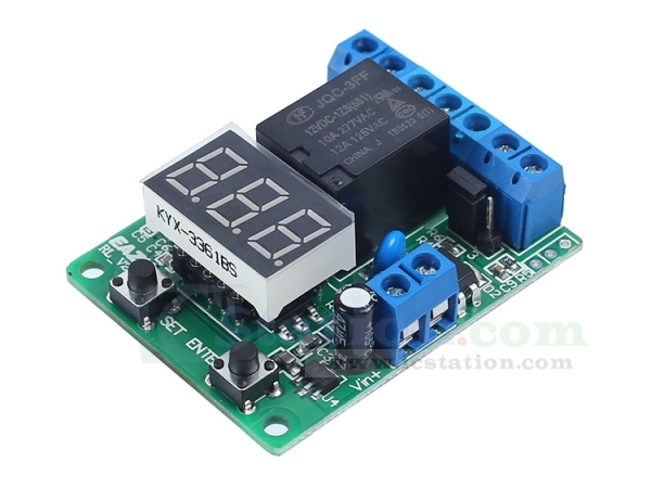 DC 12V Programmable Trigger Time Delay Switch Controller - 0.1seconds ...