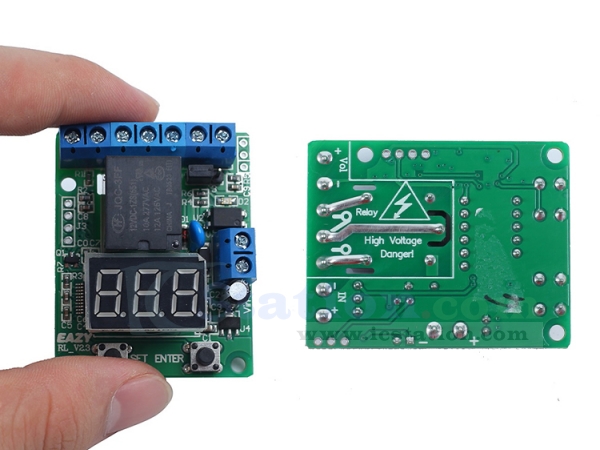 Dc 12v Programmable Trigger Time Delay Switch Controller 0 1seconds 999minutes