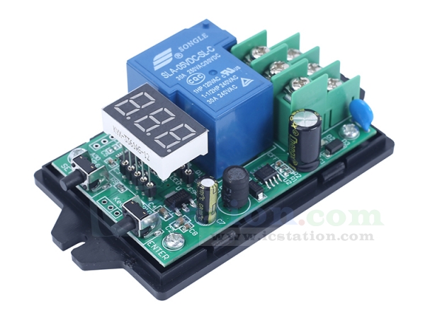 DC 0-99.9V Voltage Monitor Module - Programmable Relay Switch