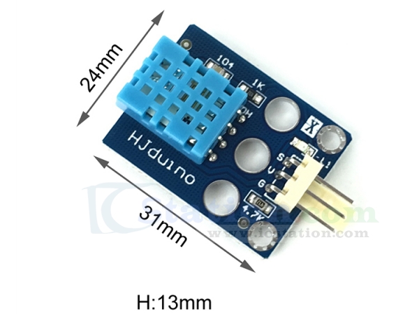 DHT11 Temperature Humidity Sensor Module for MCU Control