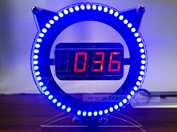 DIY LED Clock Kit with Temperature Alarm | 0.56" 4-Bit Tube ...