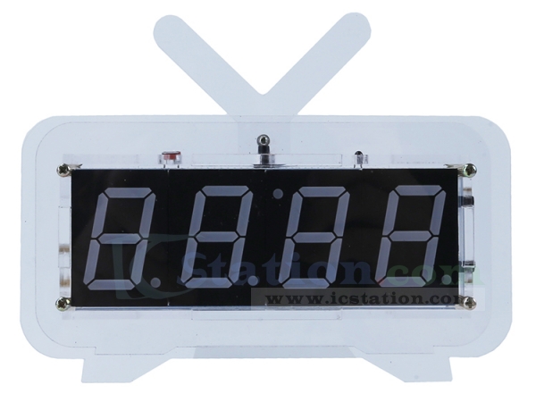 DC 5V Green LED Electronic Clock DIY Kit Date Time Temperature Alarm ...