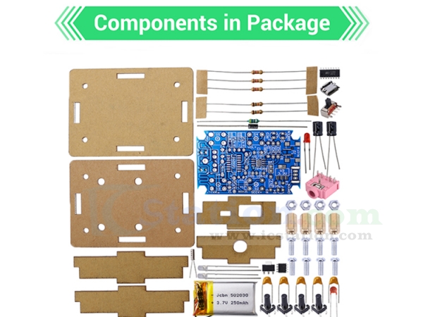 DIY Kit FM Radio Module 76-108MHz Wireless Receiver | Soldering Projects