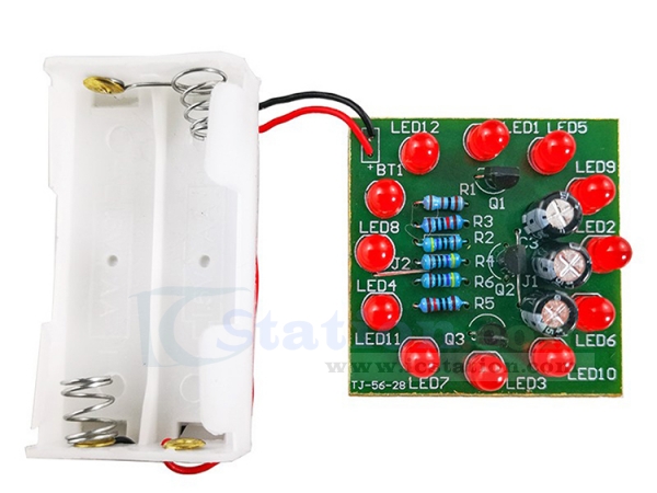 DIY LED Circular Lamp Kit - Soldering Practice Kits for Beginners